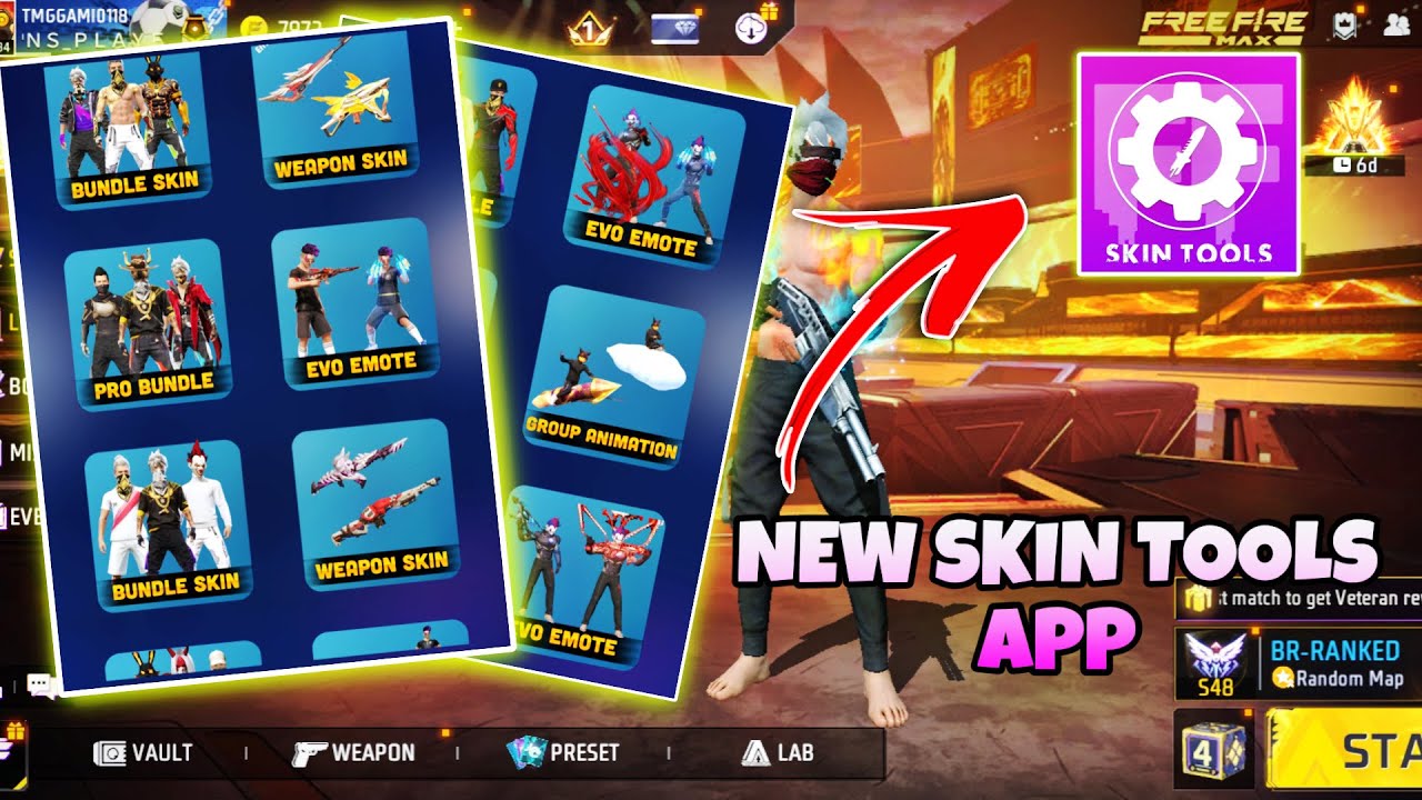 Antiban Skin Tools Pro Free Fire | Free Fire Skin Tool App | FF Skin ...