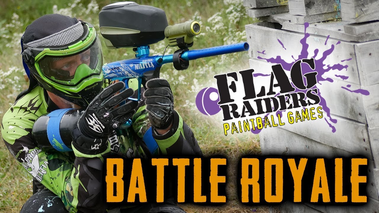 BATTLE ROYALE @ Flag Raiders Paintball - YouTube