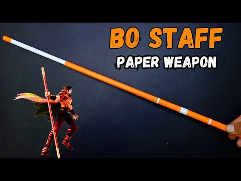 CREATE A PAPER BO STAFF / A VERSATILE TOOL FOR GAMING AND COSPLAY ...