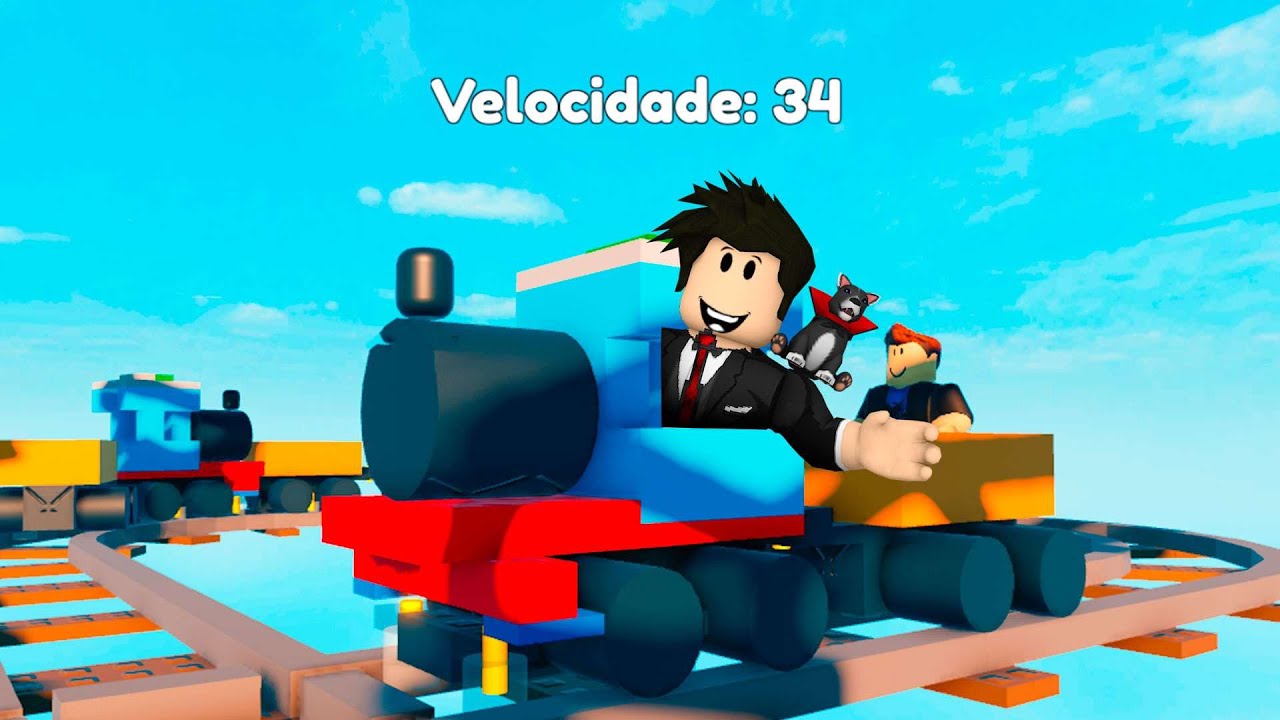 TRENZINHO VELOCIDADE MÁXIMA | Roblox - Train Ride Simulator - YouTube