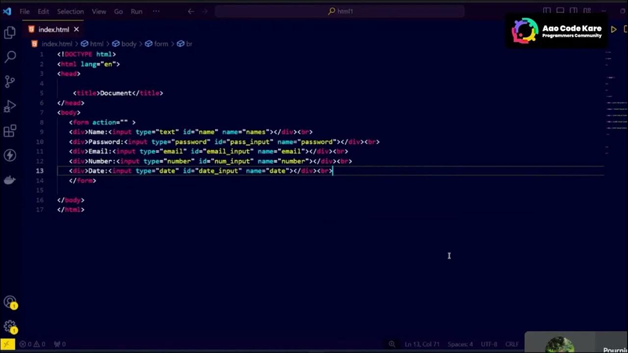 HTML - Forms - YouTube