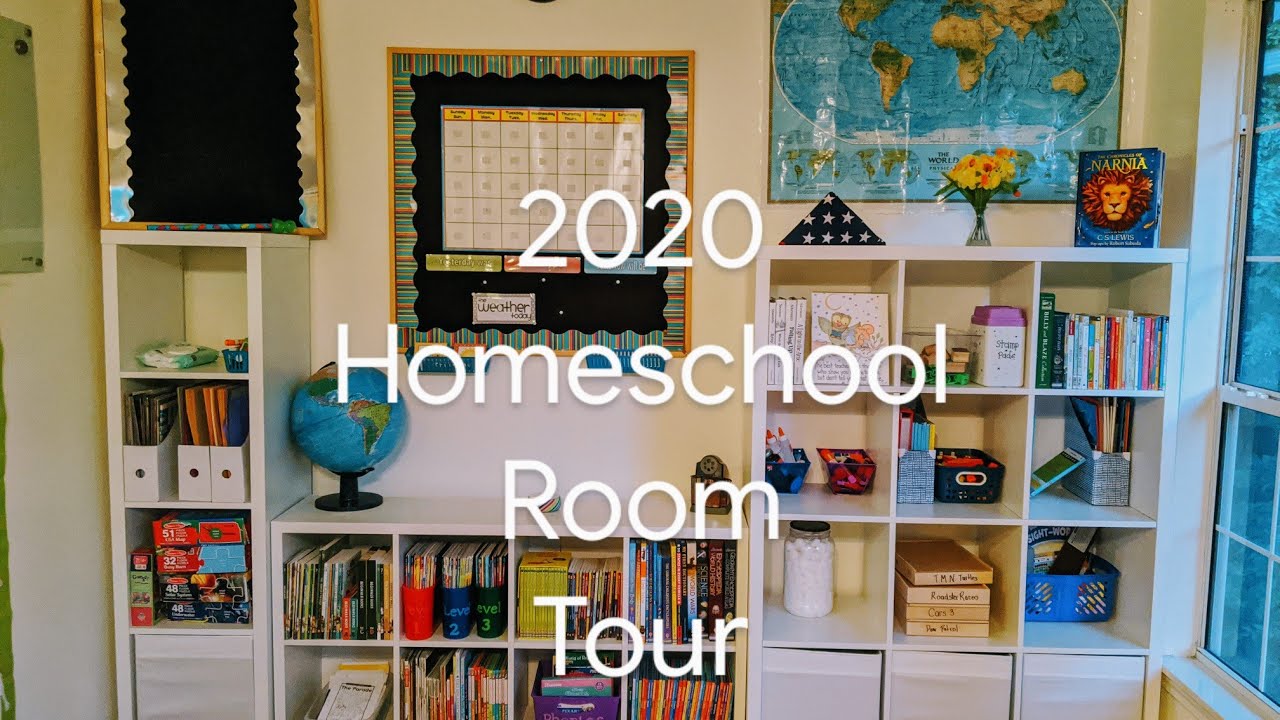 Homeschool Room Tour || 2020-2021 Homeschool Year - YouTube