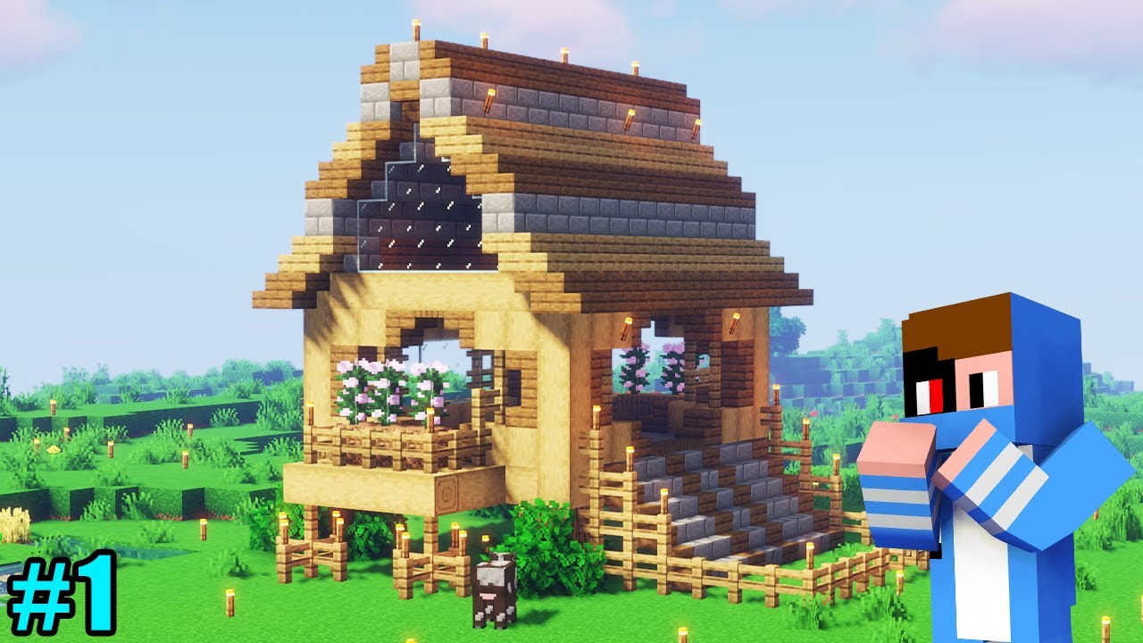 Starting Our New Adventure & Build My First Starting Base | Minecraft ...