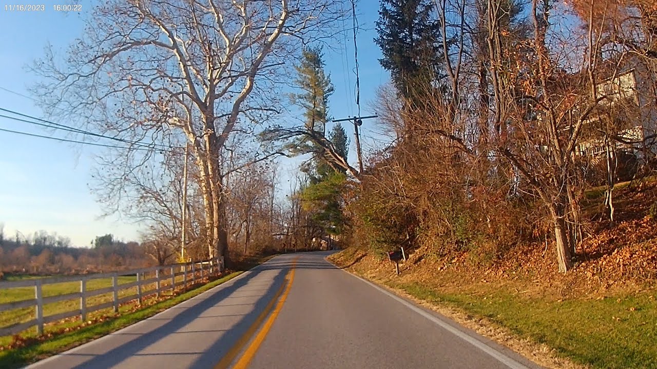 Afternoon Back Road Drive from Woodbine Maryland to Highland and Back ...