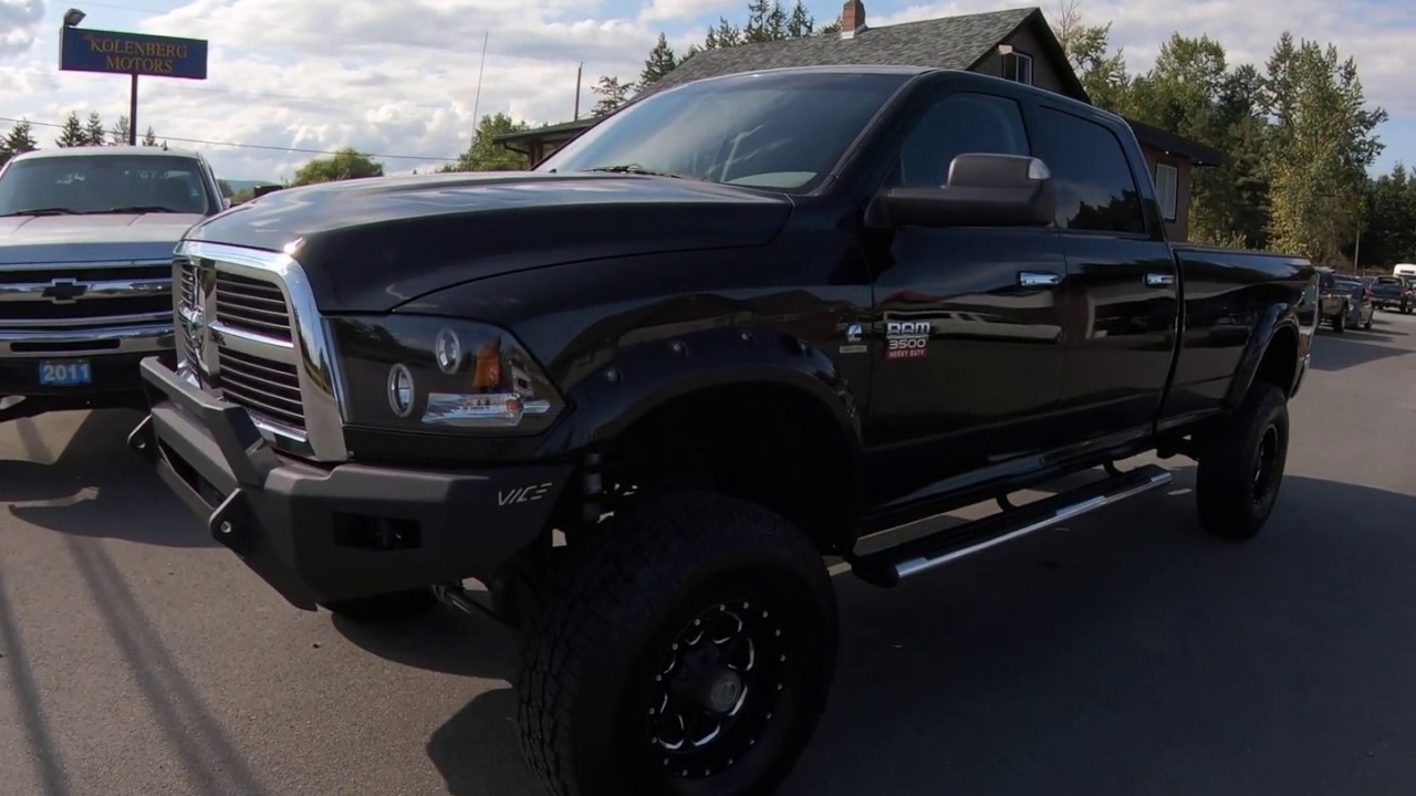 2011 DODGE RAM 3500 LIFTED CUMMINS TURBO DIESEL 4X4 AT KOLENBERG MOTORS ...