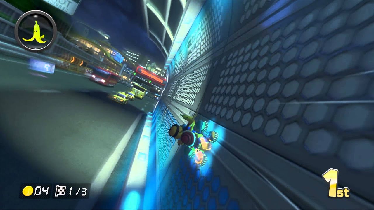 Mario Kart 8 Gameplay - Mirror Shell Cup - Toad's Turnpike - 150cc ...