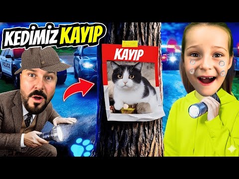 KEDİMİZ MİŞA KAYIP!ADA KOMŞUNUN EVİNE GİZLİCE GİRDİK!KAYIP KEDİ