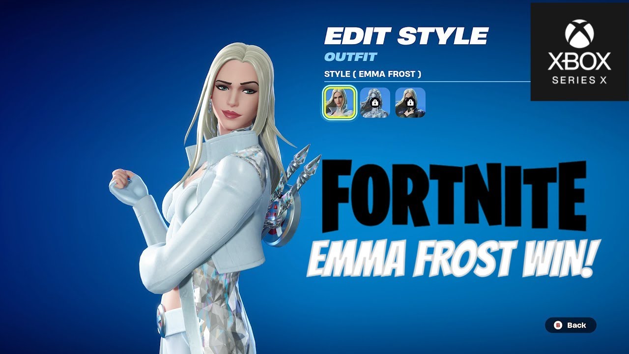 FORTNITE EMMA FROST WIN! XBOX CHAPTER 5 SEASON 4 - YouTube