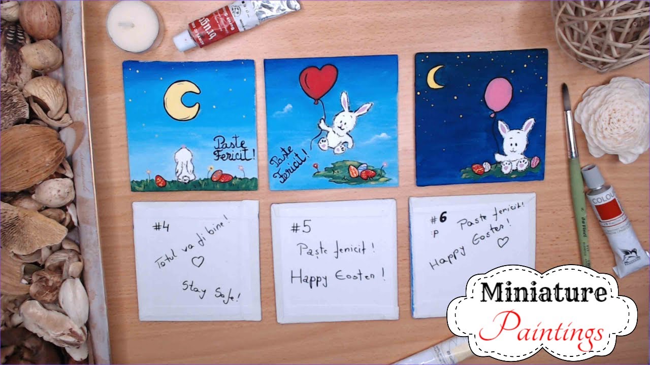 Daily challenge #127 Painting Demo for EASTER | How to paint Easter ...