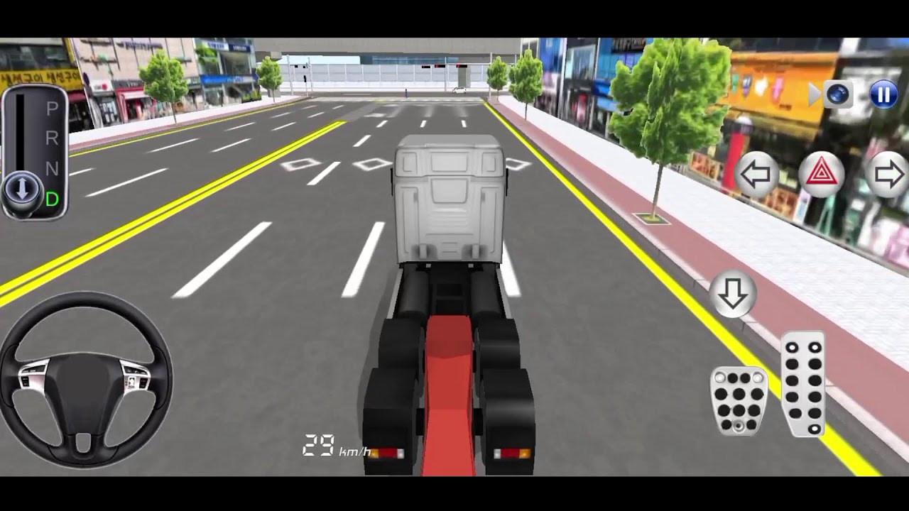 3D Driving Class Simulation || USA Funny 3D Car Officer Refuel His ...