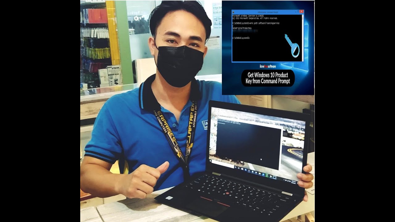 How to get original product key on windows using cmd - YouTube