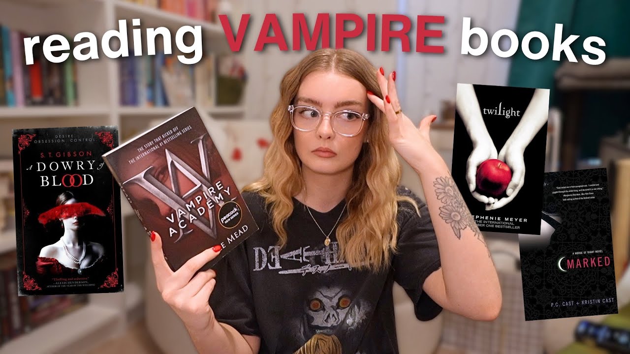 reading vampire books for an entire week 🧛🏻‍♀️🩸 - YouTube