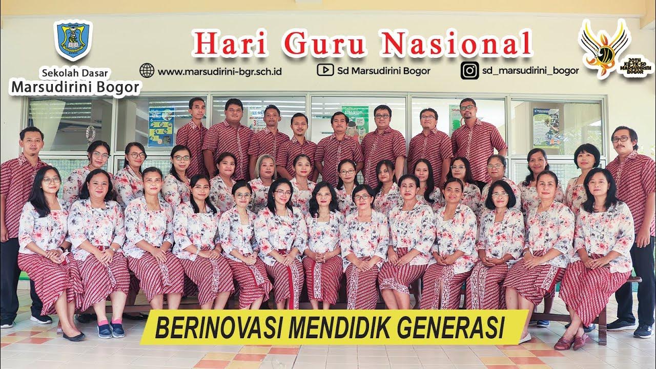 Hari Guru Nasional SD Marsudirini Bogor - YouTube