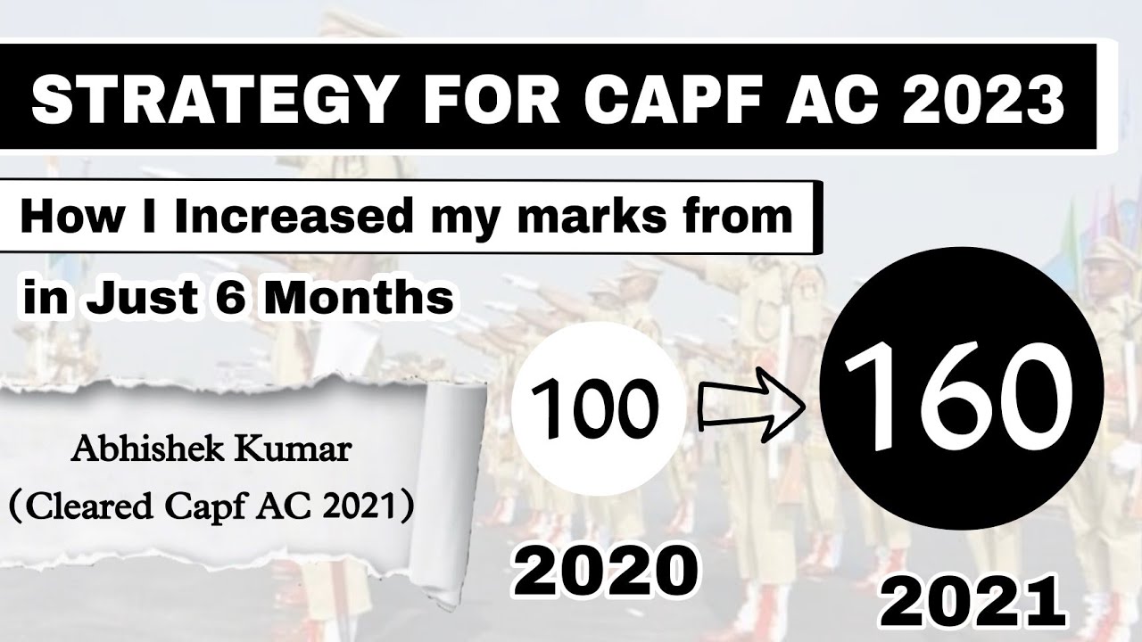 STRATEGY FOR UPSC CAPF AC 2023 || BOOKLIST FOR CAPF AC || HOW TO SCORE ...