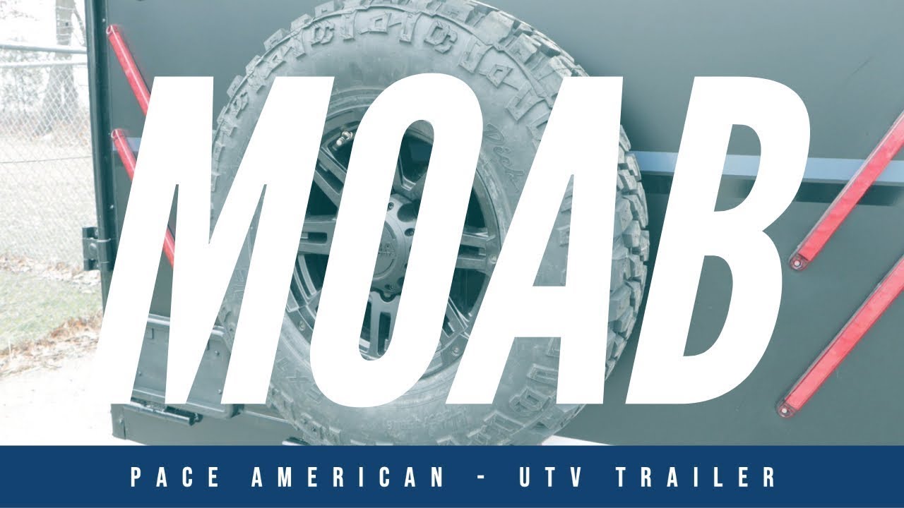 MOAB UTV Trailer - Walk Around - Pace American - YouTube