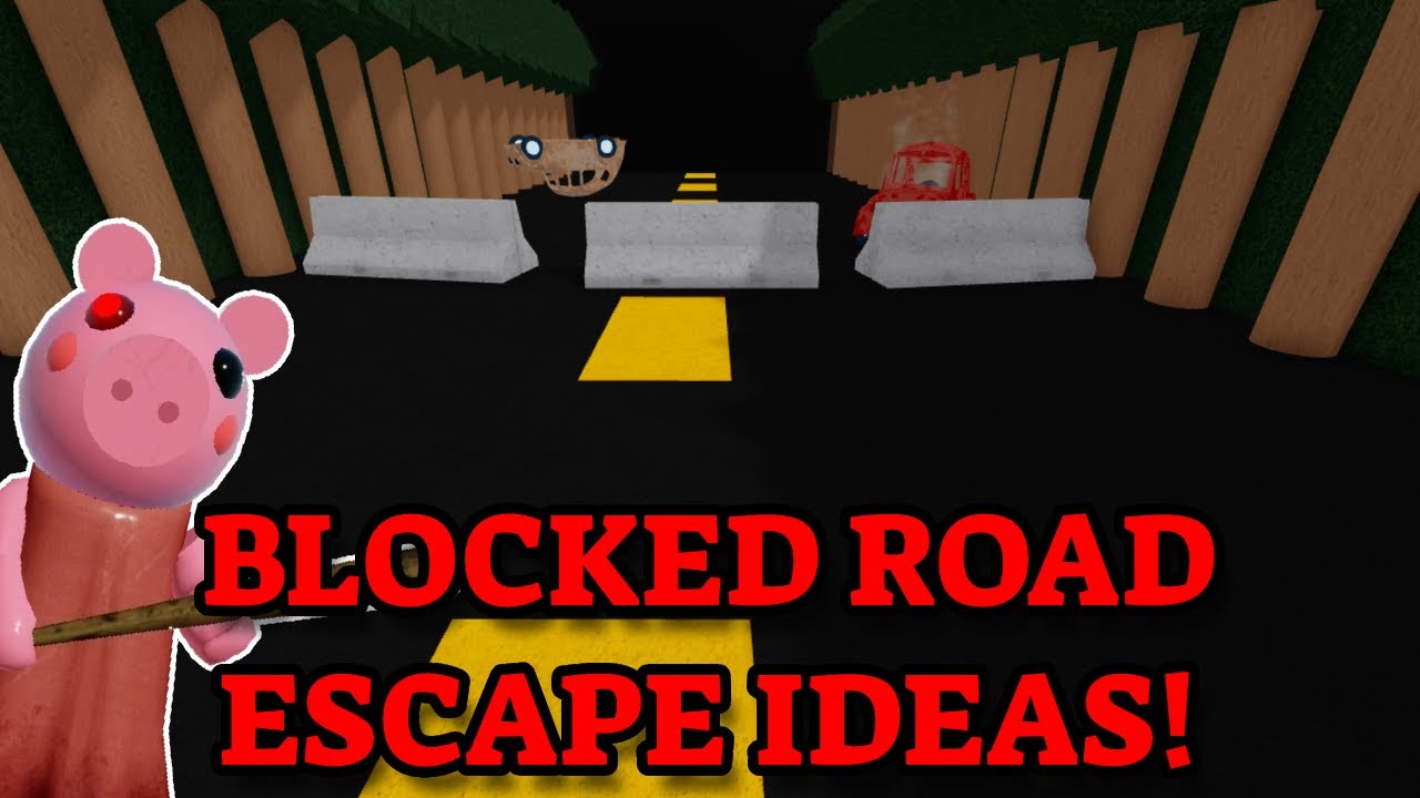 💡[NEW!]💡 Piggy Buildmode Ideas || Blocked Road Escape || Roblox Piggy ...