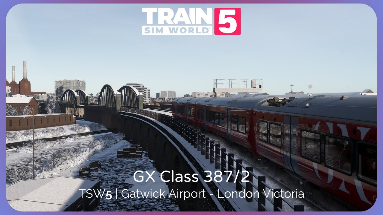 TSW5 | London Commuter | GX Class 387/2 | Gatwick Airport - London ...