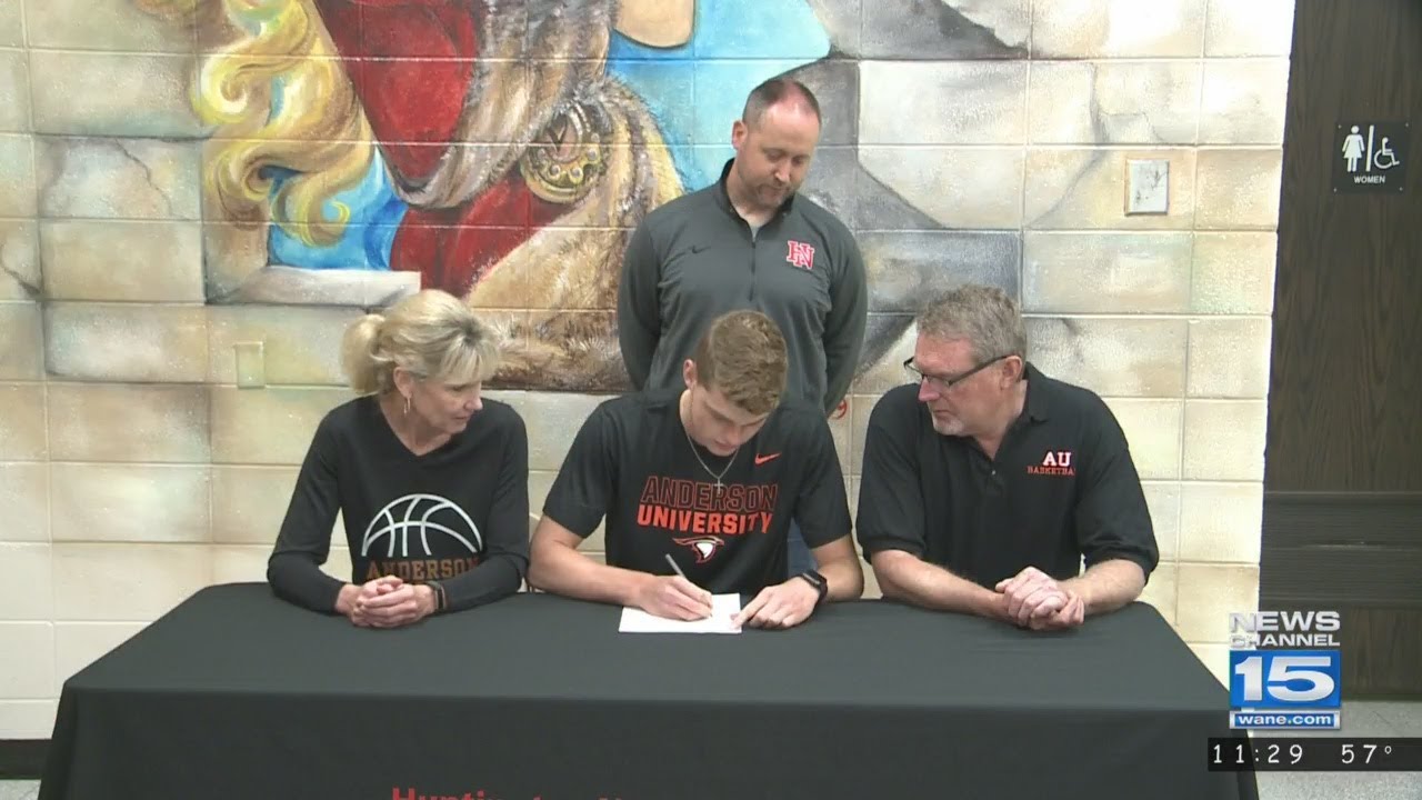 Huntington North's Mitchell Geller signs with Anderson University ...