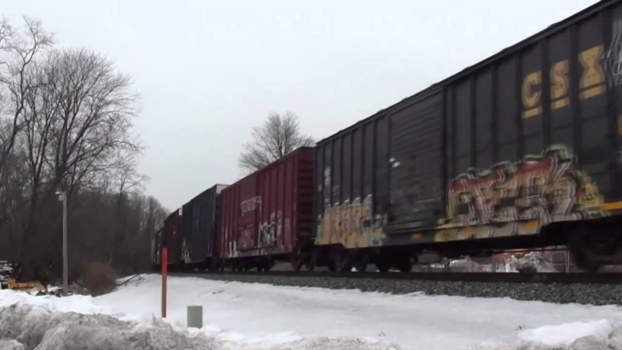 CSX Local D729 at Naamans Creek Road with GP38-2 2813 in HD - YouTube