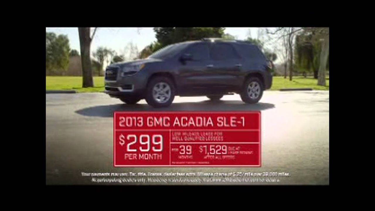 The New 2013 GMC Acadia Commercial :) - YouTube