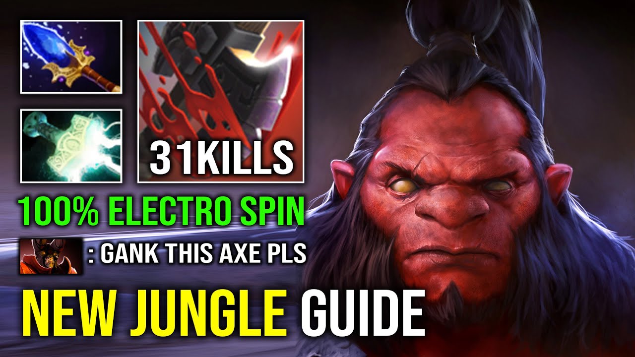 How to Jungle & Creep Skip Axe with 100% Pure Spinning New Meta Electro ...