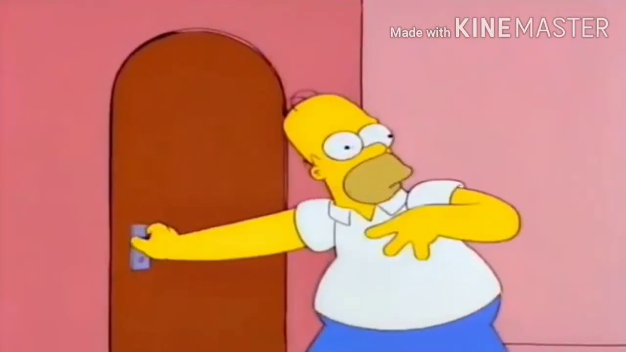 WHY DOES HOMER KEEP OPENING THE DOOR?! - YouTube