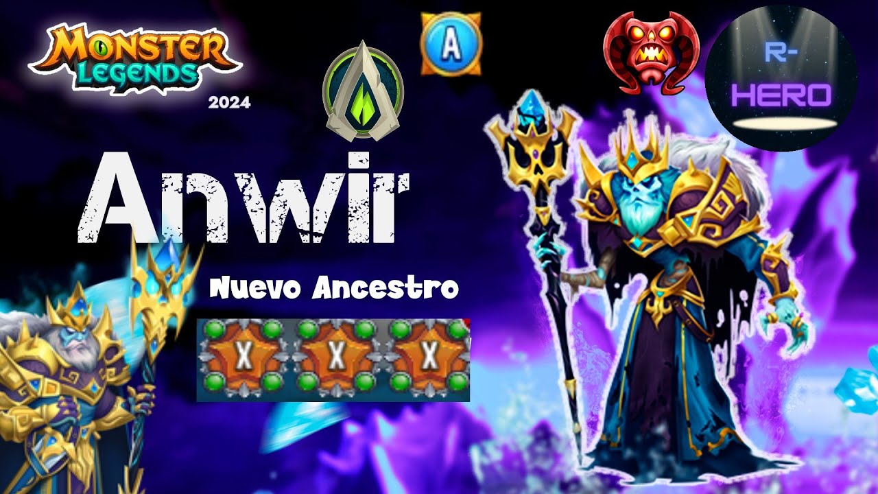 Review Anwir Paincraver (130) pvp . Monster legends. - YouTube