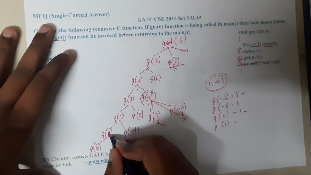 GATE CSE 2015 SET 3 Q 49 || Stacks and Queues || Data Structure || GATE Insights Version: CSE ...