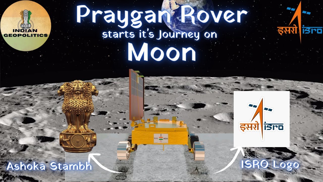 Chandrayaan 3 : Pragyan Rover Rolls out of Vikram lander | Pragyan ...
