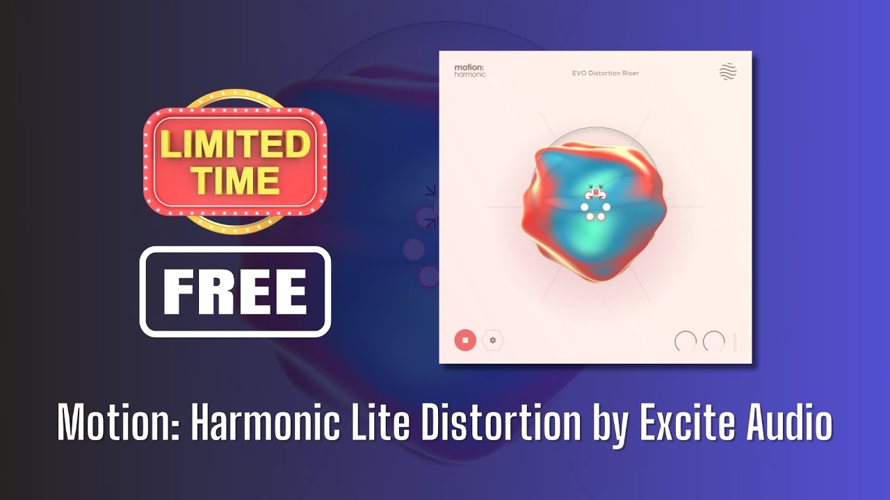 FREE FOR LIMITED TIME - Motion: Harmonic Lite Distortion by Excite Audio - Sound Demo - YouTube