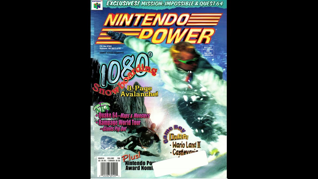 Nintendo Power US N64 Issue 106 Mar 1998 Narrated - YouTube