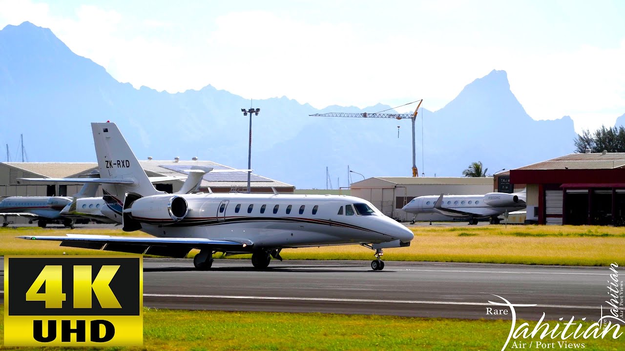 April 17, 2022 : Cessna 680 Sovereign reg ZK-RXD was seen landing at ...