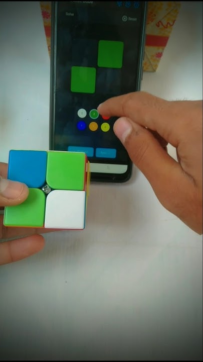I Solve 2by2 Cube Using App 😮 - YouTube