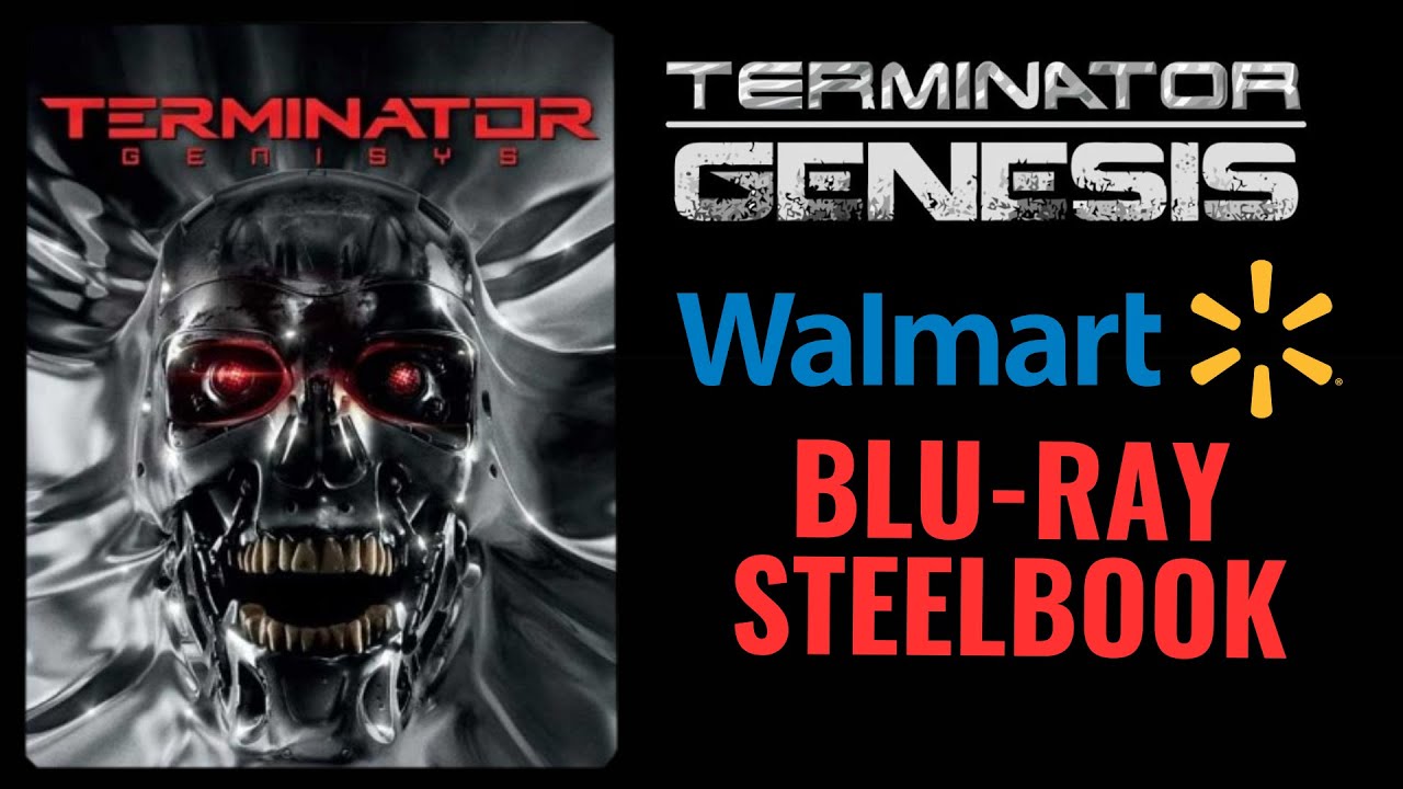 Terminator Genisys Walmart Exclusive Blu-ray Steelbook - YouTube
