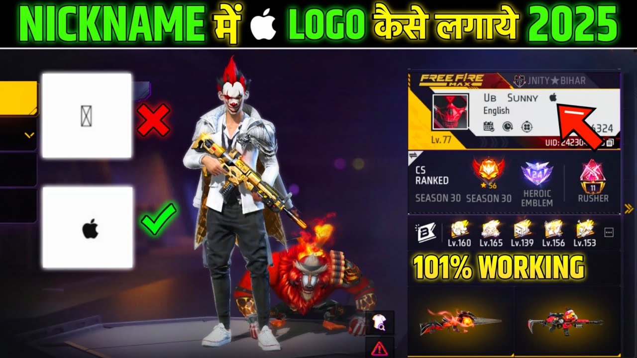 How To Use Apple Symbol In Android || How To Show Apple Logo In Free ...