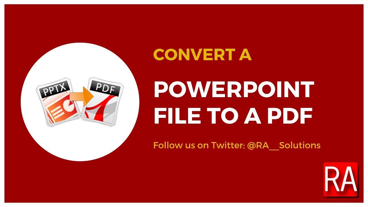 HOW TO CONVERT A POWERPOINT PRESENTATION TO A PDF FILE TUTORIAL YouTube how-to-convert-a-powerpoint-presentation-to-a-pdf-file-tutorial-youtube