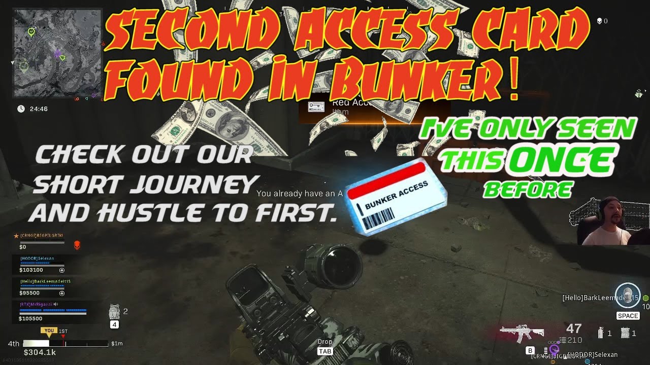 2 Access Cards we found one in the bunker! warzone call of duty MW ...