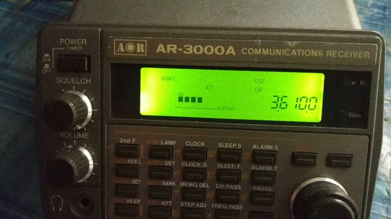 Привет из 90х. Приемник AR-3000A. - YouTube