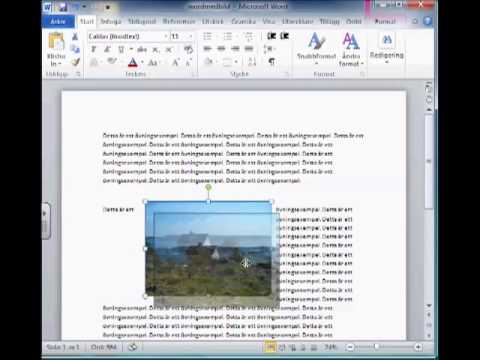 Hantera bilder i Word - YouTube