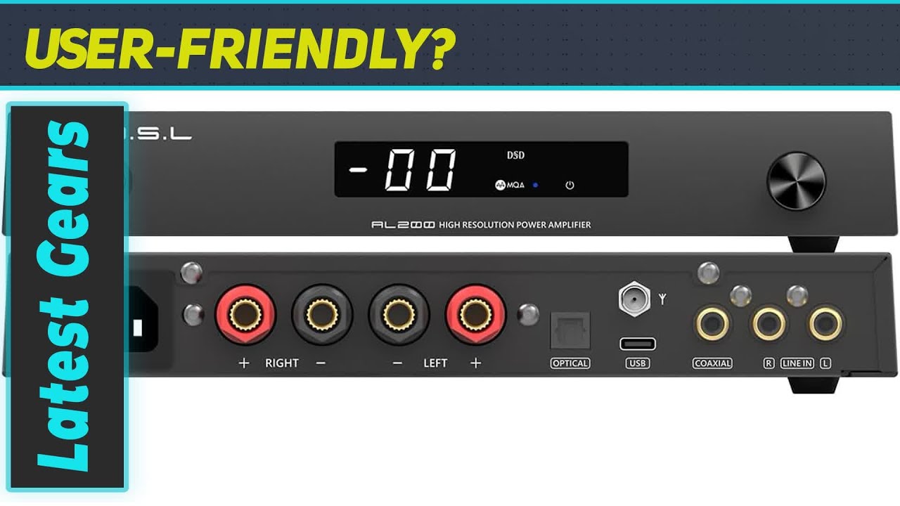 Unleashing Hi-Fi Power: SMSL AL200 Amplifier Review - YouTube