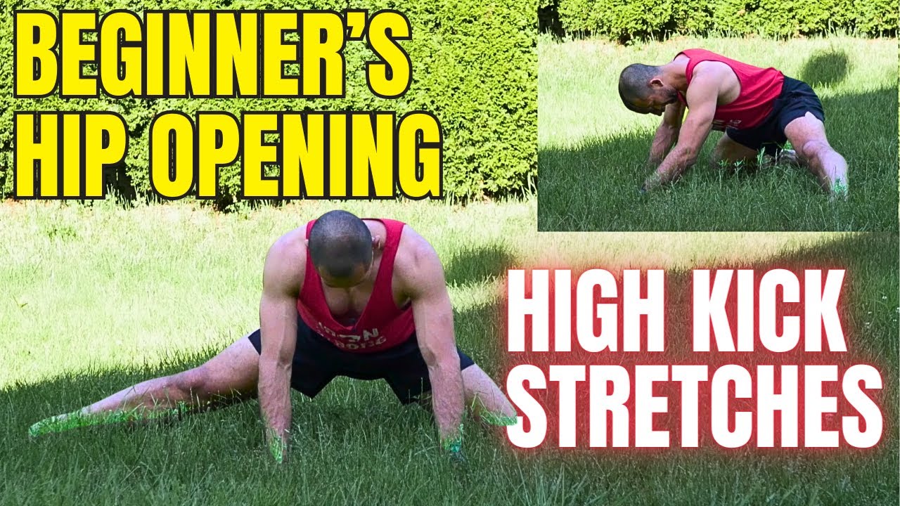 Beginner's HIP OPENING Routine for HIGH KICKS - YouTube