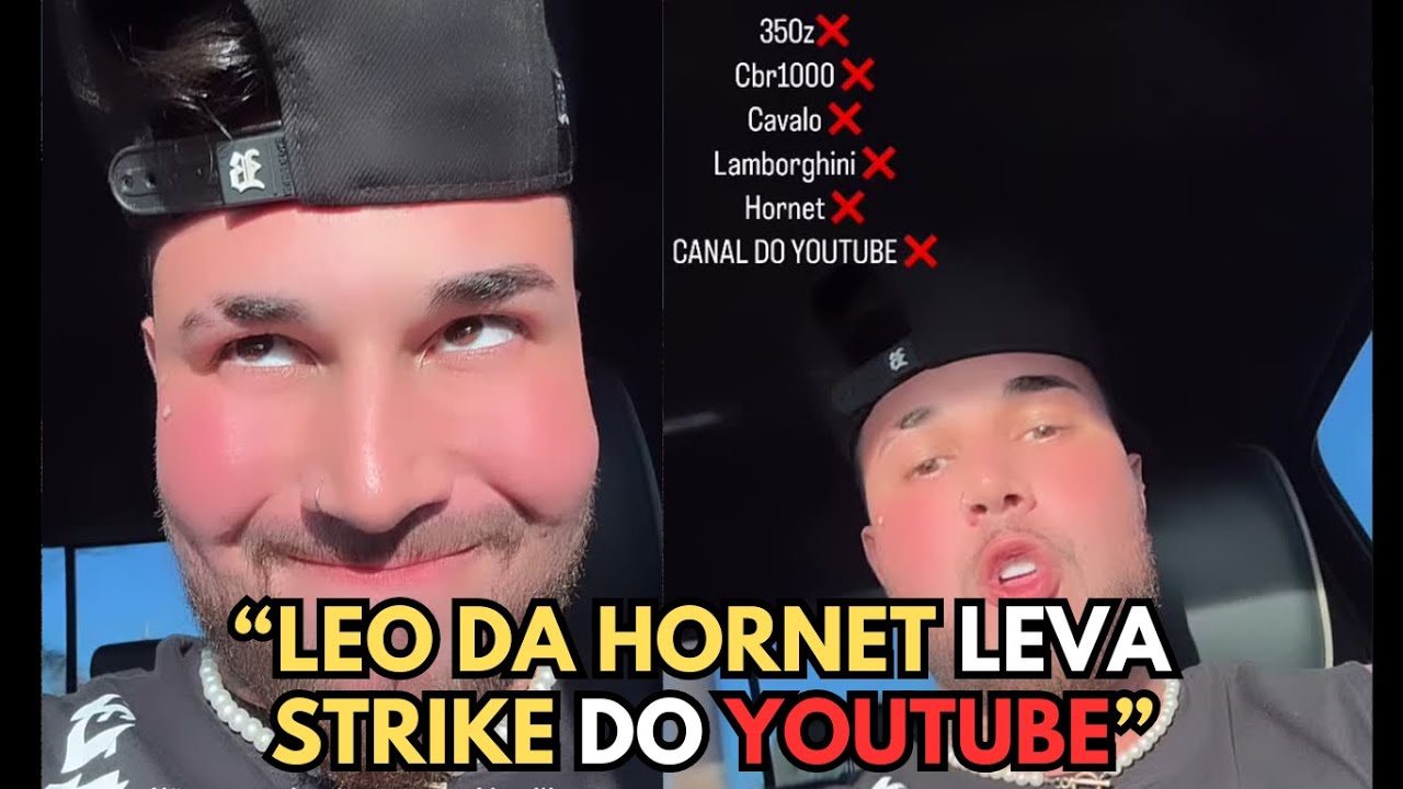 LEO DA HORNET LEVOU STRIKE DO YOUTUBE E COMEMORA O ANIVERSARIO DA SUA ...