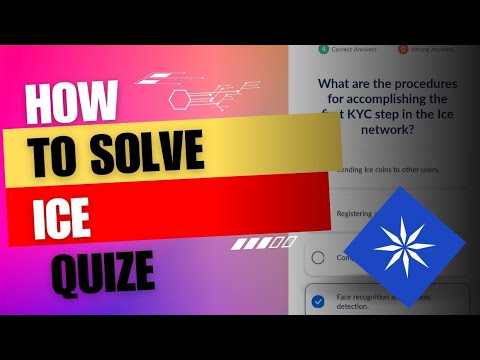 how to solve ice Quize | Ice network new updates #ice - YouTube