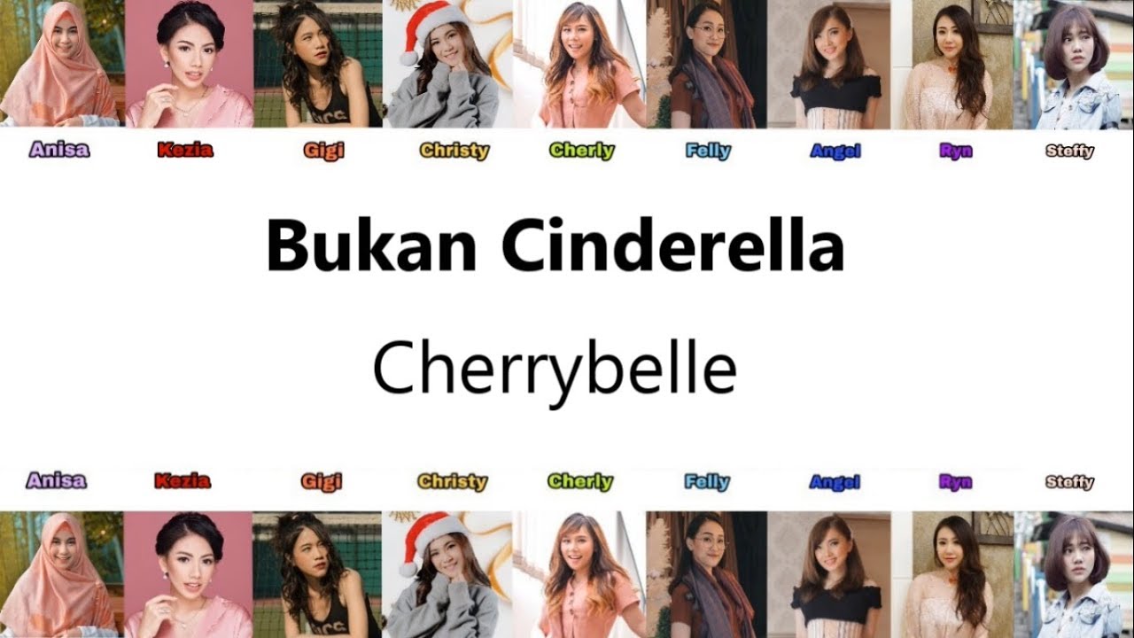Cherrybelle - Bukan Cinderella (Audio Lirik)(Anisa,Kezia,Gigi,Christy ...