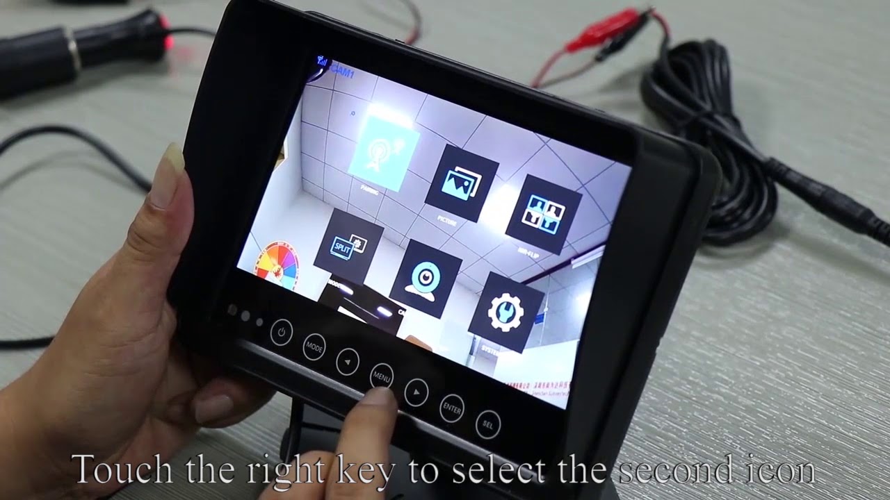 Yakry Y34 HD 1080P Wireless Backup Camera Waterproof 7 Inch Monitor for ...