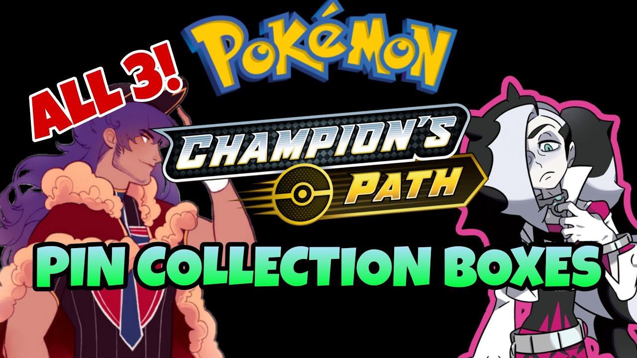 I OPENED THEM ALL!!!! Opening All Three Champion's Path Pin Collection ...