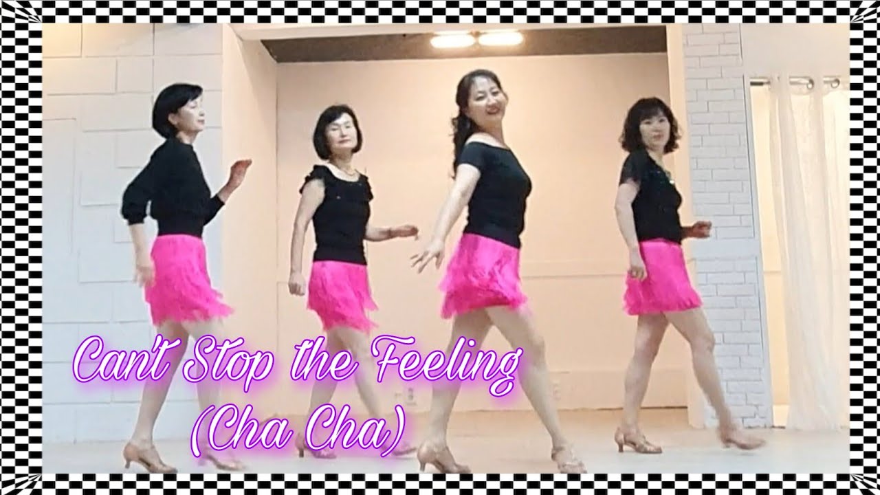 Can't Stop the Feeling (Cha Cha) line dance - YouTube