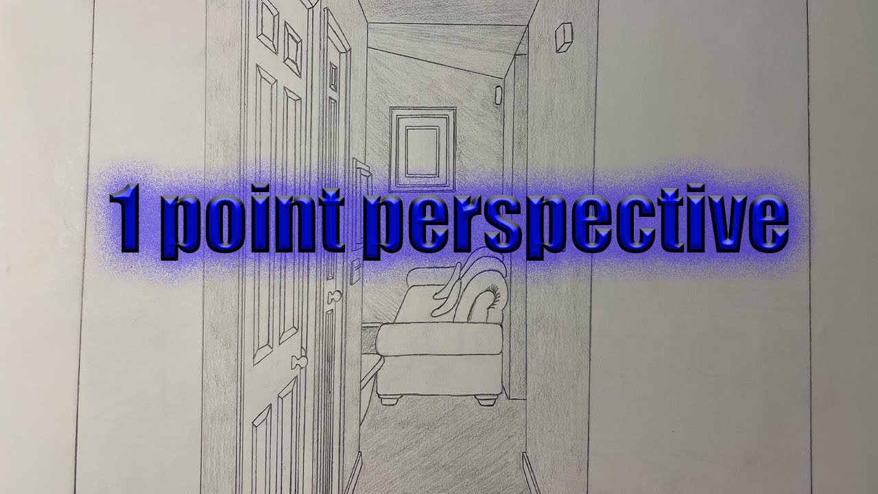 Timelapse of 1 Point Perspective - Hallway - YouTube