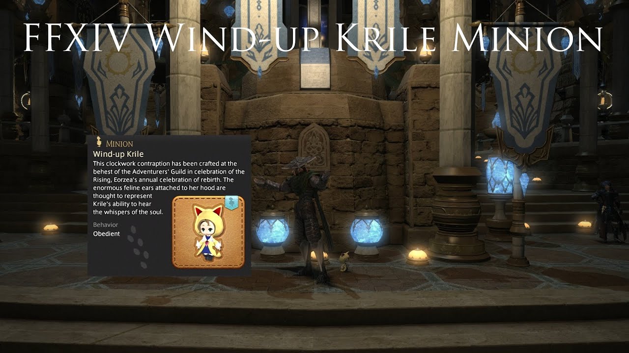 FFXIV Wind up Krile Minion - YouTube