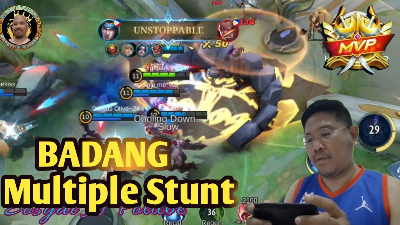 BADANG Multiple stunt Destroyed the enemies - YouTube
